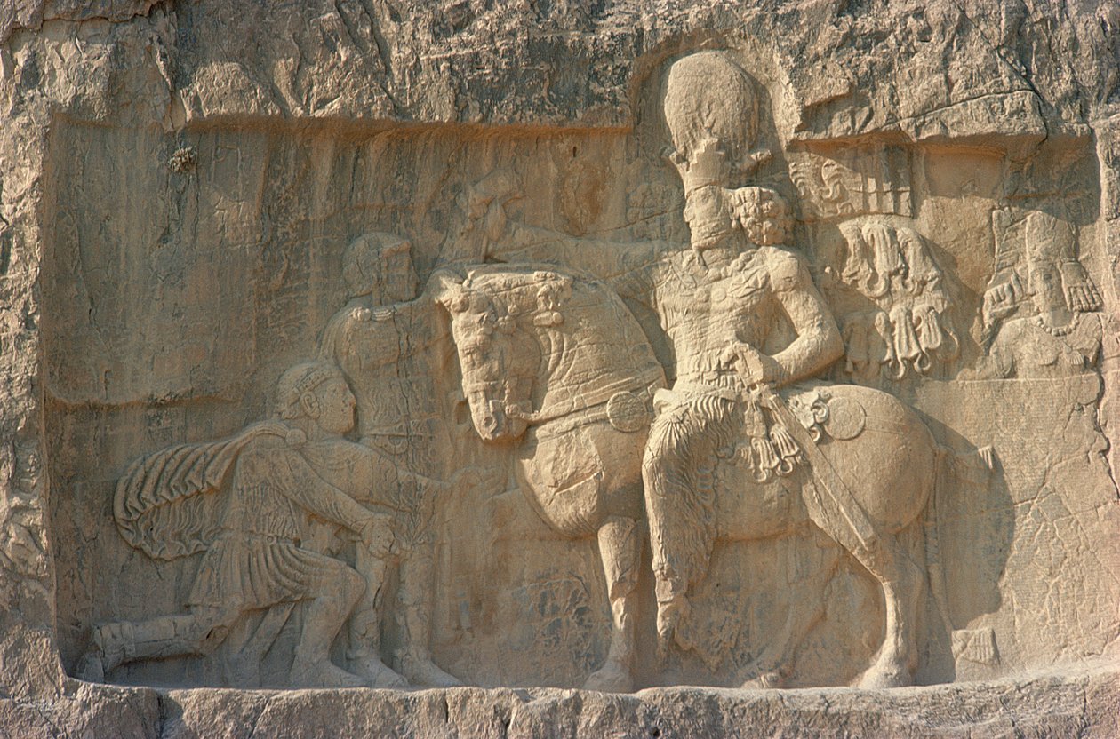 Relief Depicting King Shapur I and the Roman Emperor Valerian